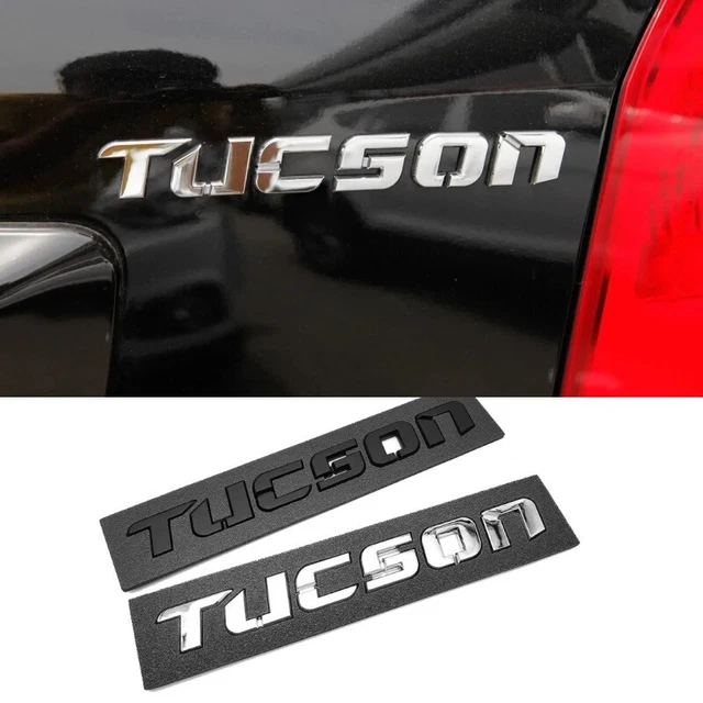 POUR HYUNDAI TUCSON 1PCS l'arrière LOGO ABS Emblèmes ornements Vieux ...