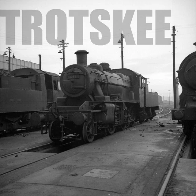 LARGER NEGATIVE BR British Railways Steam Loco 46461 Class 2MT Bathgate ...