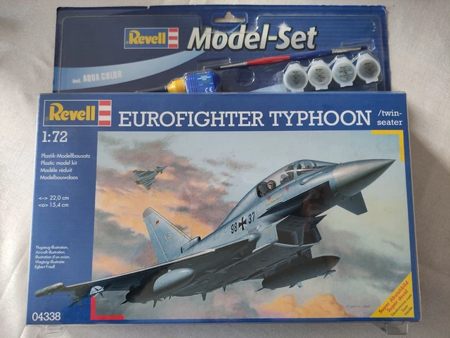 REVELL MODEL SET 04338 Euro Fighter Typhoon Twin Seater, 1:72. Unopened ...