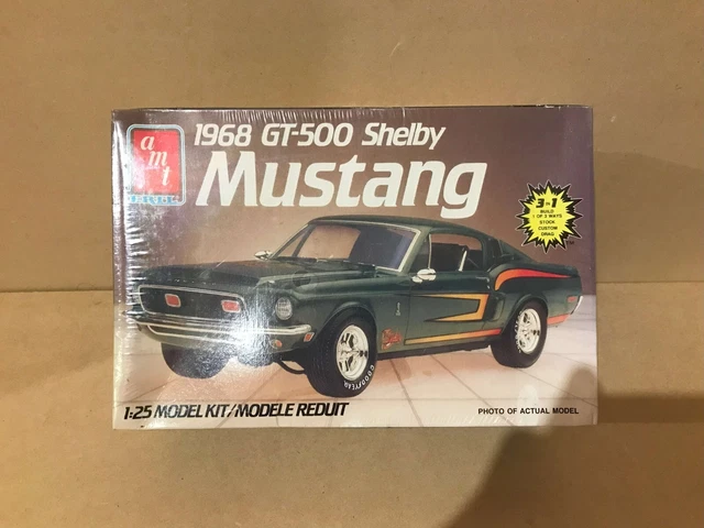AMT/MPC 1/25 68 Ford Shelby Mustang GT500 Model Kit Monogram Revell ...