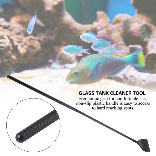 FISH TANKS CLEANER Algae Scraper Detachable Tank Razor Blade Glass ...