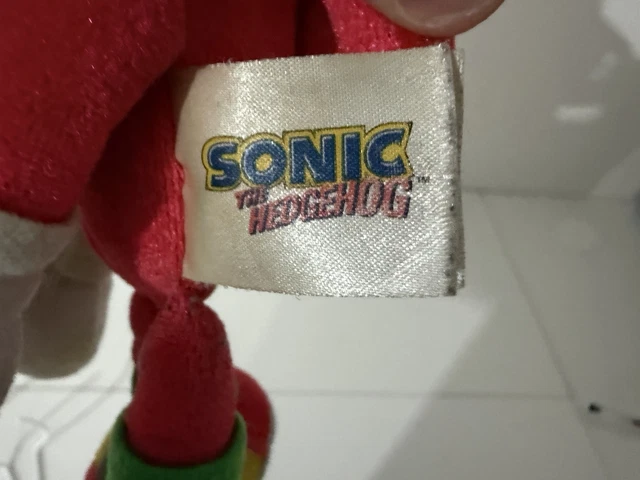 SONIC THE HEDGEHOG - 8” Knuckles Plush Soft Toy Tomy 2016 Sega 25Th ...