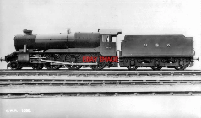 PHOTO GWR Loco No 1000 - County Of Middlesex Swindon Official Class. £1 ...