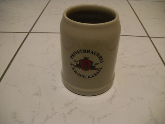 KROPF KRUG PRIVATBRAUEREI A. Kropf Kassel Bierkrug 0,5l Steingut EUR 1 ...