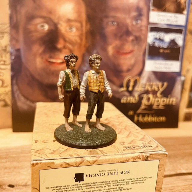 THE LORD OF the rings eaglemoss collectors models issue 168 Merry & Pippin £18.18 - PicClick UK