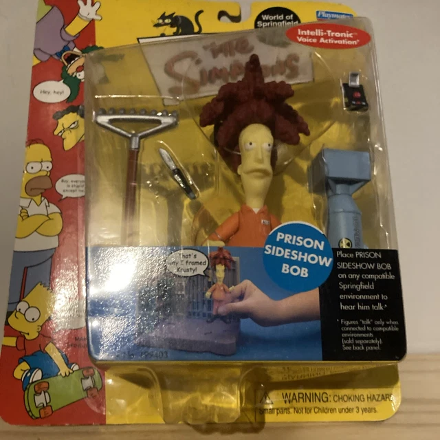 BNIB PLAYMATES INTERACTIVE The Simpsons Series 9 Prison Sideshow Bob ...