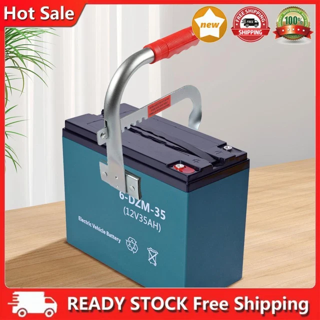 HEAVY DUTY HANDLE Adjustable Width Battery Rack Auto Battery Carrier ...