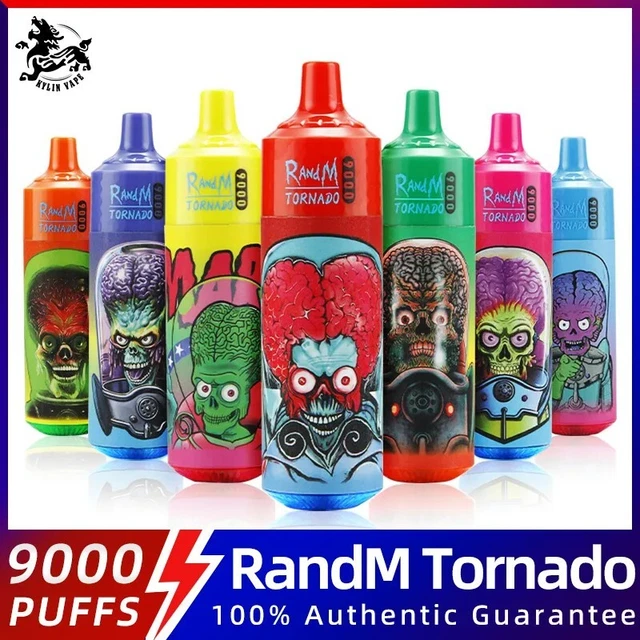 LOT DE 4 Puff RandM Tornado 9000 goûts multiples en description Neuf Fr ...
