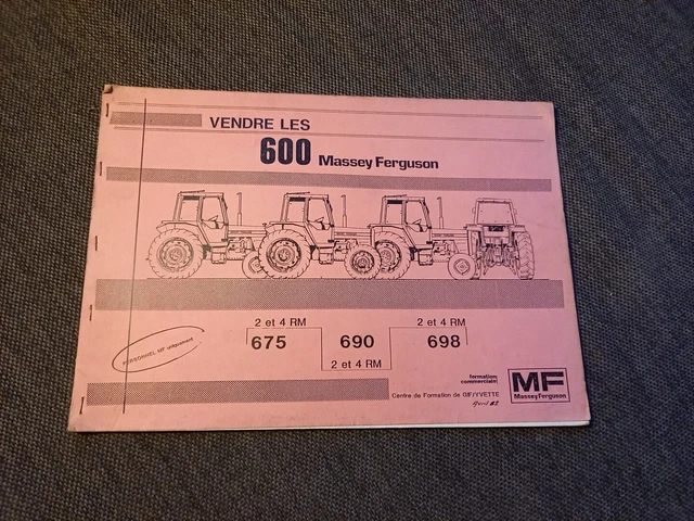 BROCHURE DOCUMENT PROSPECTUS TRACTEUR tractor Massey Ferguson EUR 4,99 - PicClick IT