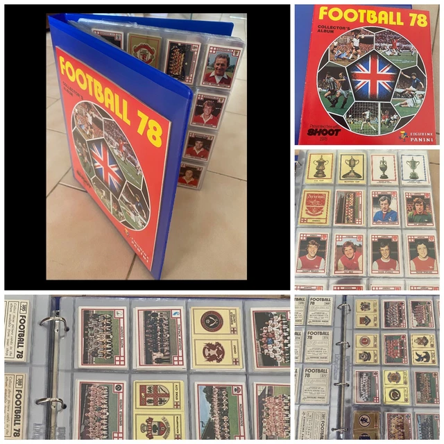 PANINI UK 78 Full Set Plus empty Album EUR 700,00 - PicClick FR