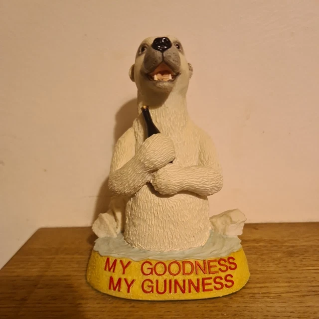 GUINNESS &MY GOODNESS My Guinness" Polar Bear Figurine £25.00 - PicClick UK
