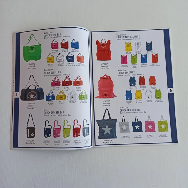 CONVERSE 2013 SPRING Summer Sample Catalog Look Book 38 Pages Used L820 ...