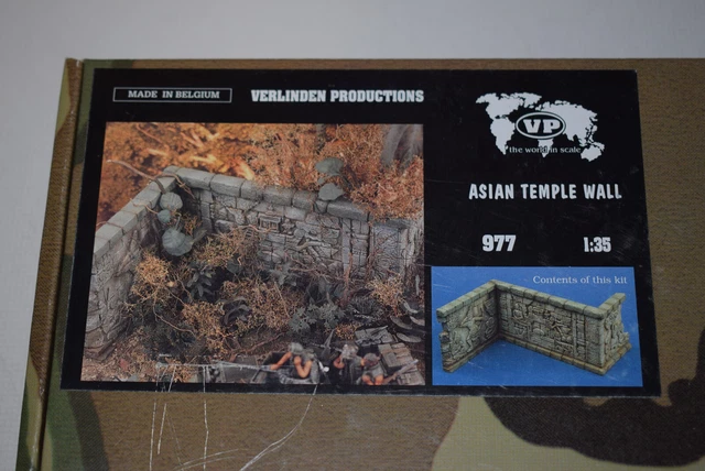 VERLINDEN 977 ASIAN Temple Wall Mauer Diorama 1:35 NEU OVP EUR 47,95 ...