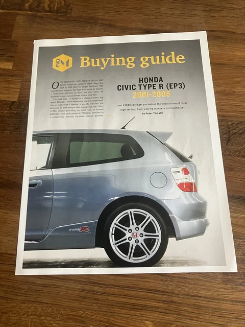 ORIGINAL CIVIC TYPE R EP3 Magazine Buyers Guide Frame Ready Modern ...