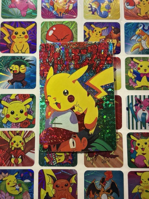 POKEMON CHARIZARD VINTAGE Pocket Monsters Vending HOLO Prism Sticker 99 ...