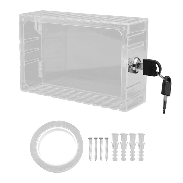 AIR CONDITIONER COVER Thermostat Lock Box Easy Installation Child-Proof ...