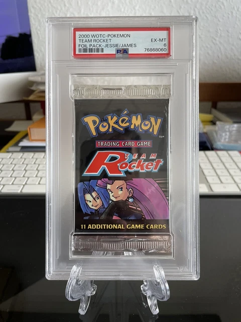 POKÉMON TEAM ROCKET 1st Edition Booster Pack | Team Rocket Art | PSA 6 ...
