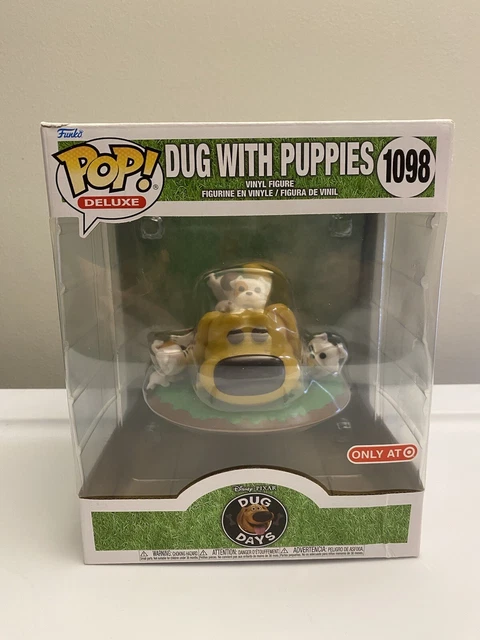 FUNKO POP! DELUXE Disney PIXAR Up Dug with Puppies #1098 New $14.99 ...