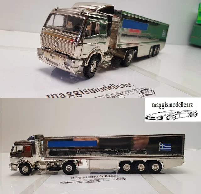 MERCEDES LKW MIT Auflieger Modellauto aus Sammlung Maßstab 1:43 NZG ...