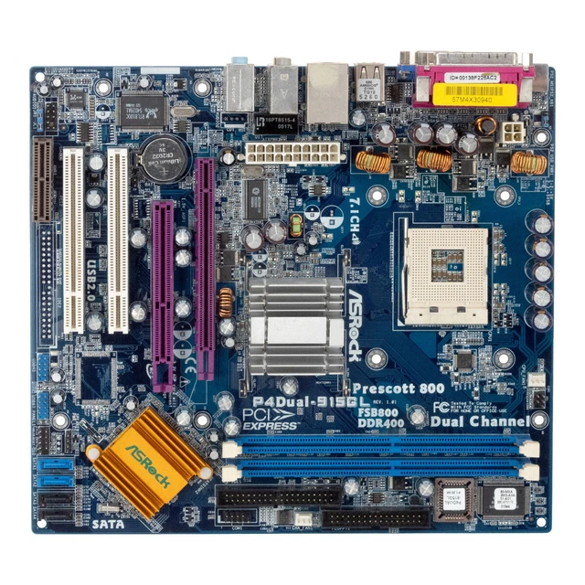 ASROCK P4DUAL-915GL SOCKET 478 DDR AGI PCI AMR mATX £54.00 - PicClick UK