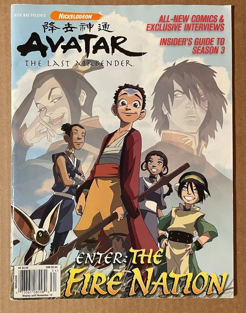 NICKELODEON MAGAZINE AVATAR The Last Airbender, Enter The Fire Nation ...