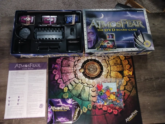 ATMOSFEAR ATMOSPHERE THE Gatekeeper DVD Board Game 2003 Spooky Horror ...