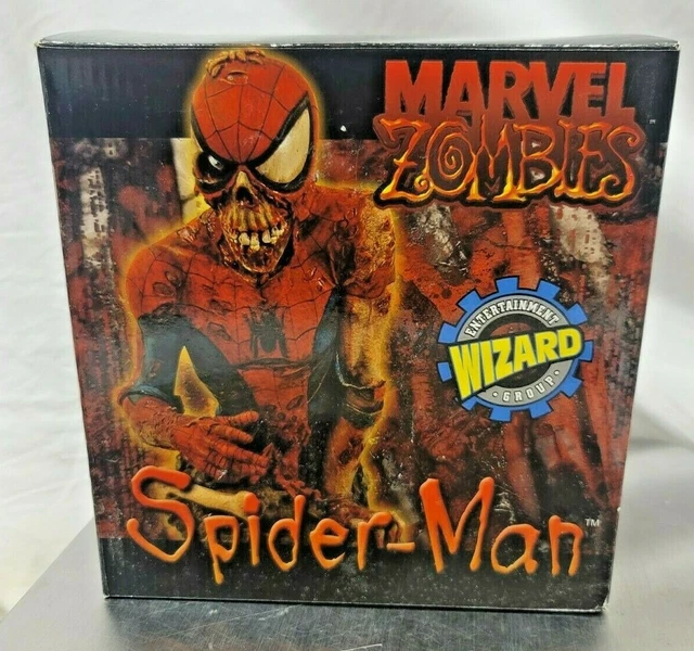 MARVEL ZOMBIES WIZARD Exclusive SPIDER-MAN Mini-BUST STATUE Disney ...
