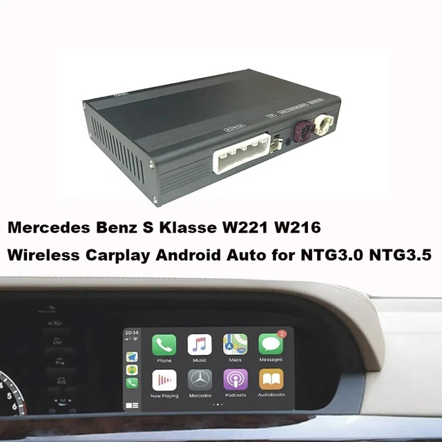 MERCEDES BENZ S Klasse W221 W216 Wireless Carplay Android Auto for NTG3.0 NTG3.5 £229.00 ...