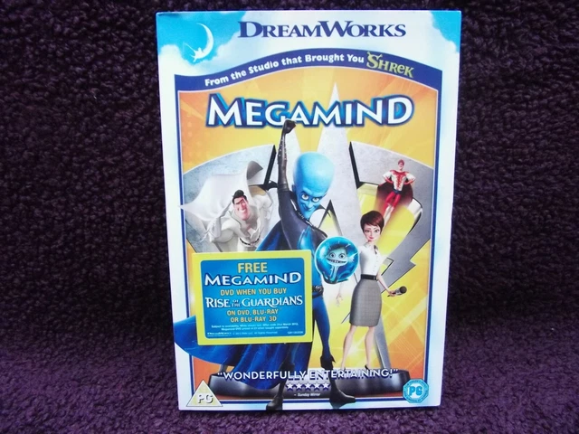 DREAMWORKS ANIMATION MEGAMIND DVD (2011) Will Ferrell, Brad Pitt, New ...