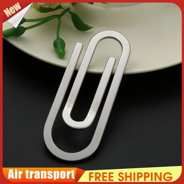 METAL CREDIT CARD Holder Functional Folder Collar Clip for Cash Card ...