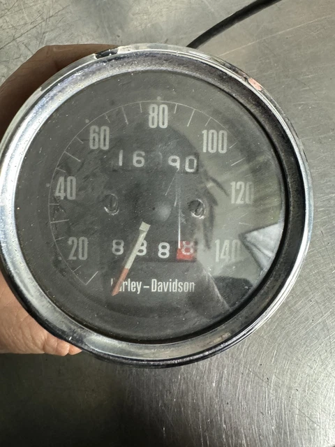 HARLEY DAVIDSON SPEEDOMETER Speedo ironhead Sportster XL shovelhead FX ...