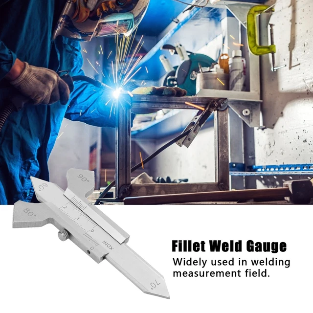 WELD STITCH GAUGE Stainless Steel Welding Inspection Test Measuring ...