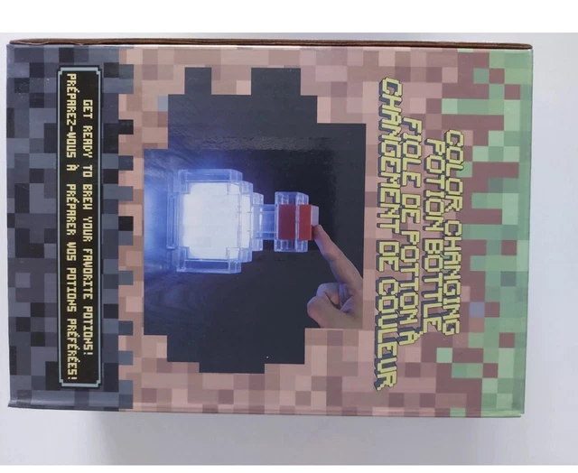 MINECRAFT LED POTION Bottle Night Light Multiple Colors- Christmas gift ...