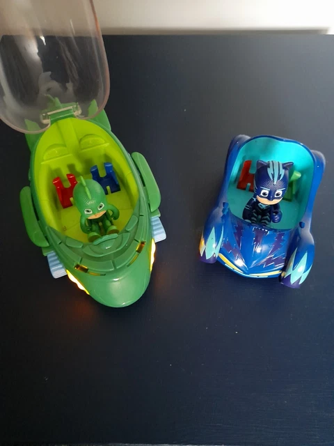 PJ MASKS GECKO Mobile Cat Car And Figures good see pics condition £4.99 ...
