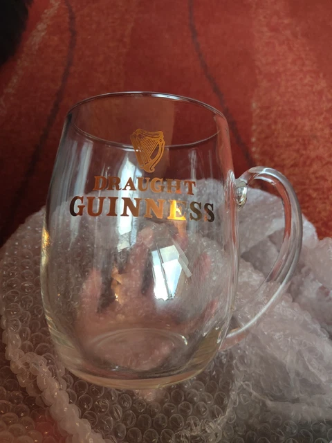 RARE# VINTAGE GUINNESS Glass 3 Pint Tankard Waterford Crystal C(1965) £ ...