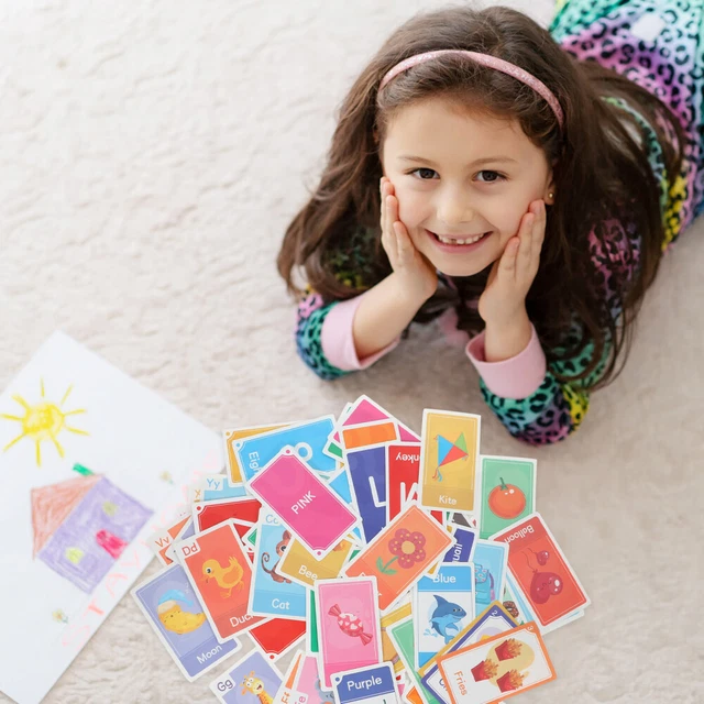 LES COULEURS CARTES Flash Pour L'éducation De Petite Enfance Apprendre ...