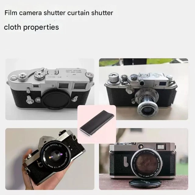 REPLACEMENT SHUTTER FABRIC Focal Plane Rangefinder Camera Repair Part ...