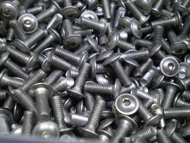 LINSENKOPFSCHRAUBEN M2/M3/M4/M5/M6/M8/M10 ISO 7380 7381 Flansch ...