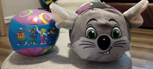CHUCK E CHEESE Pizza Soft Ball Rare And Stackable Stuffed Animal Plush ...