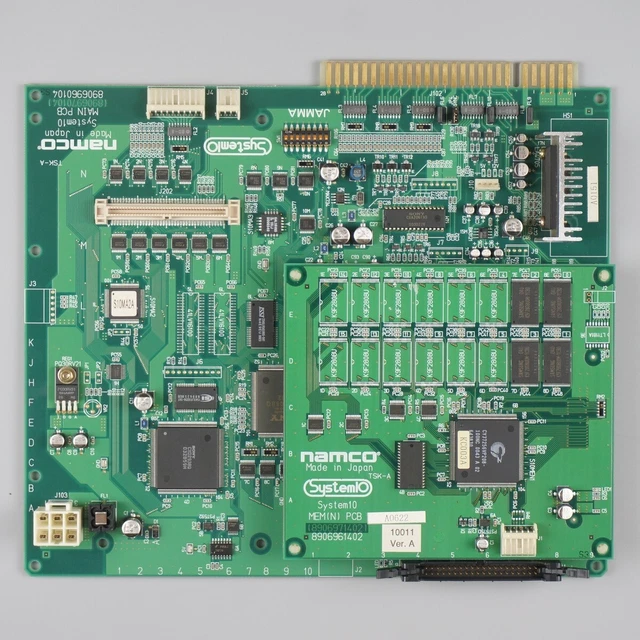 NAMCO GEKITORIDE-JONG SPACE Arcade PCB (P.C.Board) SYSTEM-10 JAMMA 2001 ...