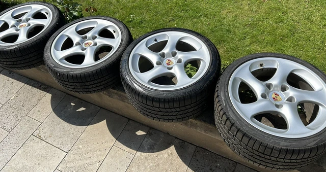 PORSCHE 996 911 993 964 Turbolook II 2 Rims Rim Set 8+10x18ET47 Turbo ...