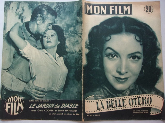 MON FILM " La Belle Otéro " Maria Félix + " Le Jardin du Diable " Gary Cooper EUR 1,99 - PicClick FR