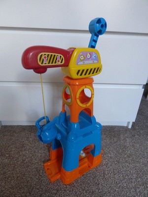 VTECH BABY GO Go Smart Wheels Construction Tower Crane And 1 Track 1-5 ...