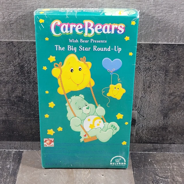 CARE BEARS WISH Bear Presents Big Star Round-Up 1986 (VHS, 2002) SEALED ...