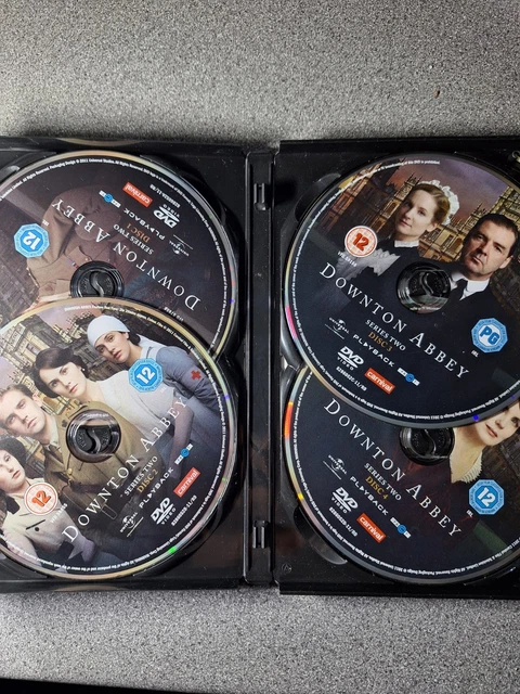 DOWNTON ABBEY SERIES 2 DVD Box Set 4 Discs Complete ITV Drama VGC £4.27 ...