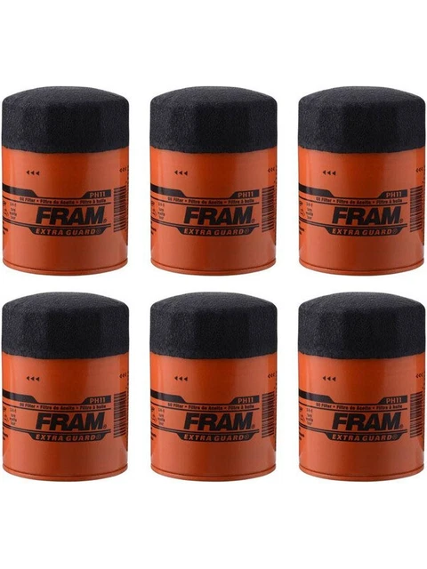 6 X FRAM Oil Filter PH11 fits AMC RAMBLER AMERICAN 232 L6 PETROL $95.40 ...