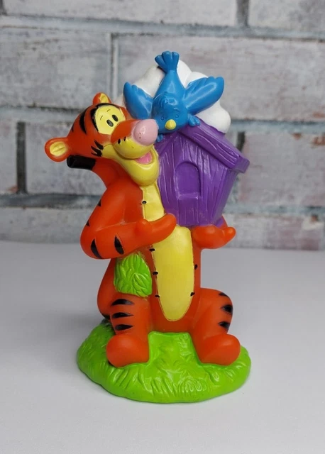 VINTAGE TIGGER WINNIE the Pooh Money Box Disney Plastic Retro ...