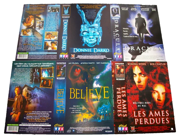 FANTASTIQUE / LOT De 4 Jaquettes Vhs Comme Neuves / Donnie Darko ...