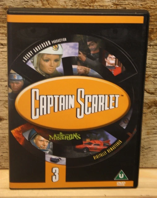 CAPTAIN SCARLET AND The Mysterons: 3 [DVD] resurfaced disc so no ...