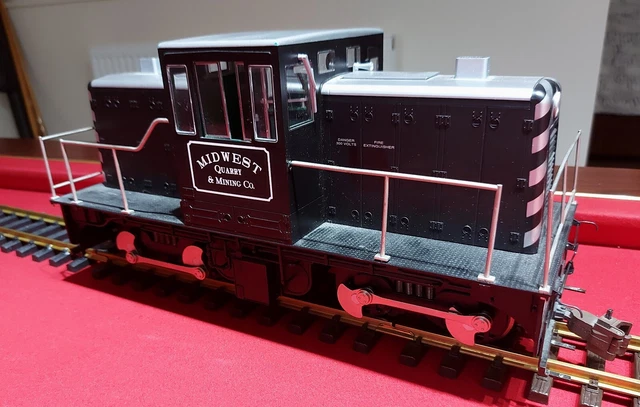 BACHMANN SPECTRUM GE 45-Ton Midwest Quarry & Mining Diesel G Scale Loco ...